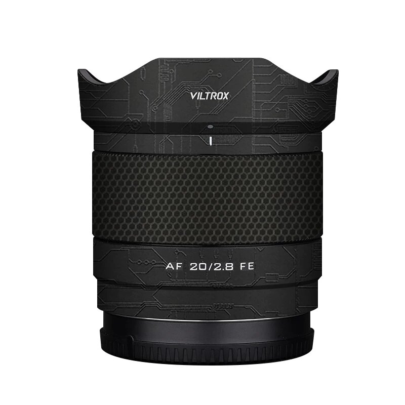 Защитная пленка Viv AF20F2.8 для объектива Sony FE, цепная схема черный, узорная пленка