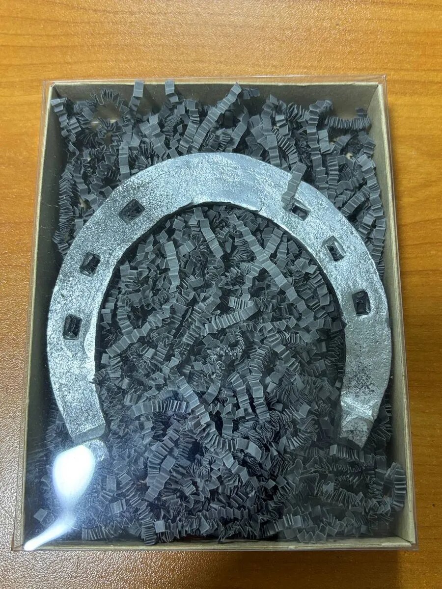 Подкова настоящая сталь с лого ЭФЭ