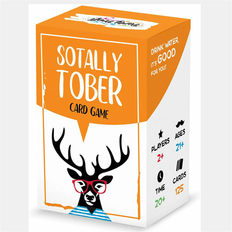 Sotally Tober Drinking Games - All English Deer Board Card Game