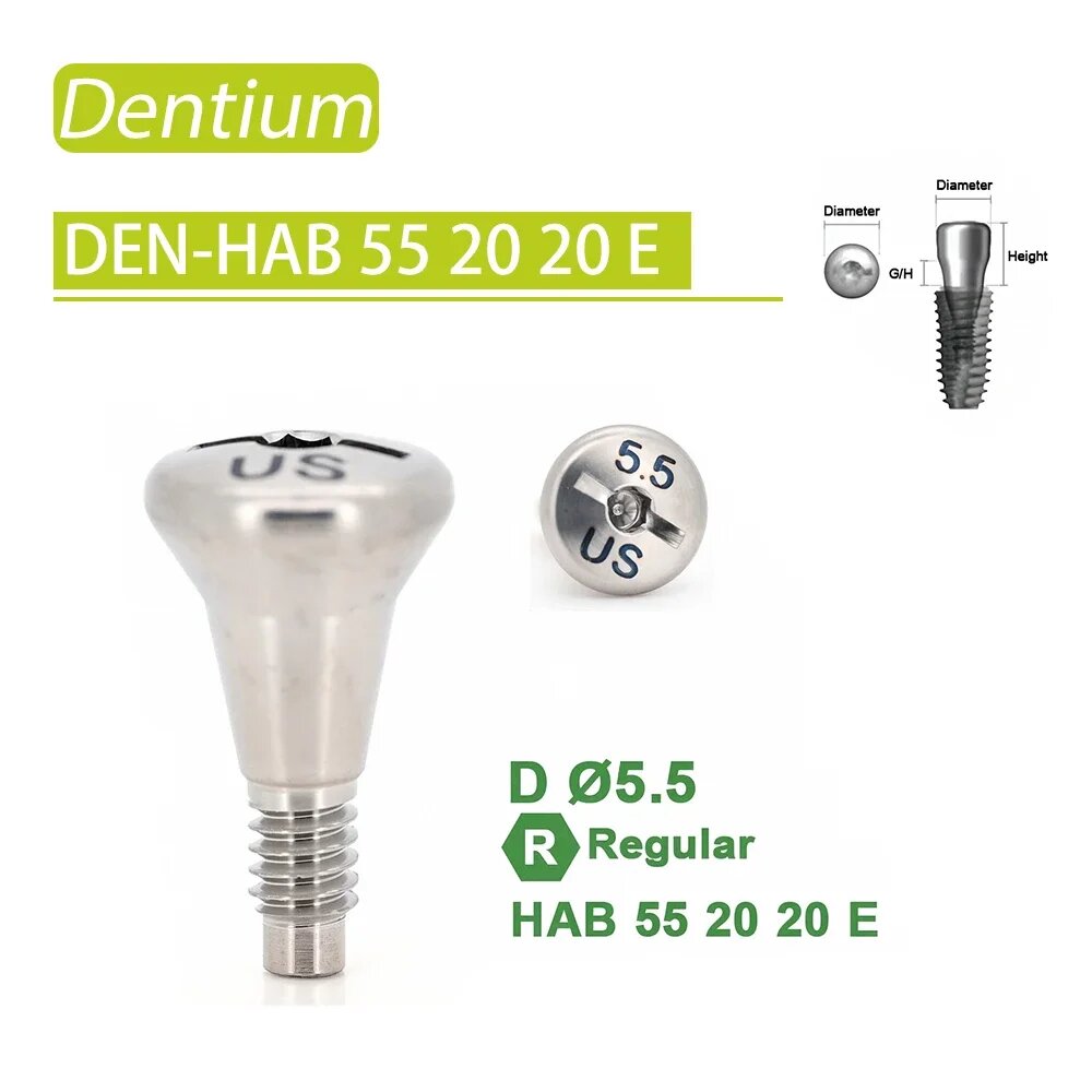 Osstem Dentium ITI Straumann Динамические отвертки для имплантов DEN-HAB 55 20 20 E