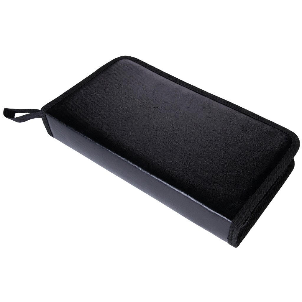 Решение для хранения нескольких дисков 80-дюймовые чехлы из искусственной кожи для DVD-дисков и CD-альбомов