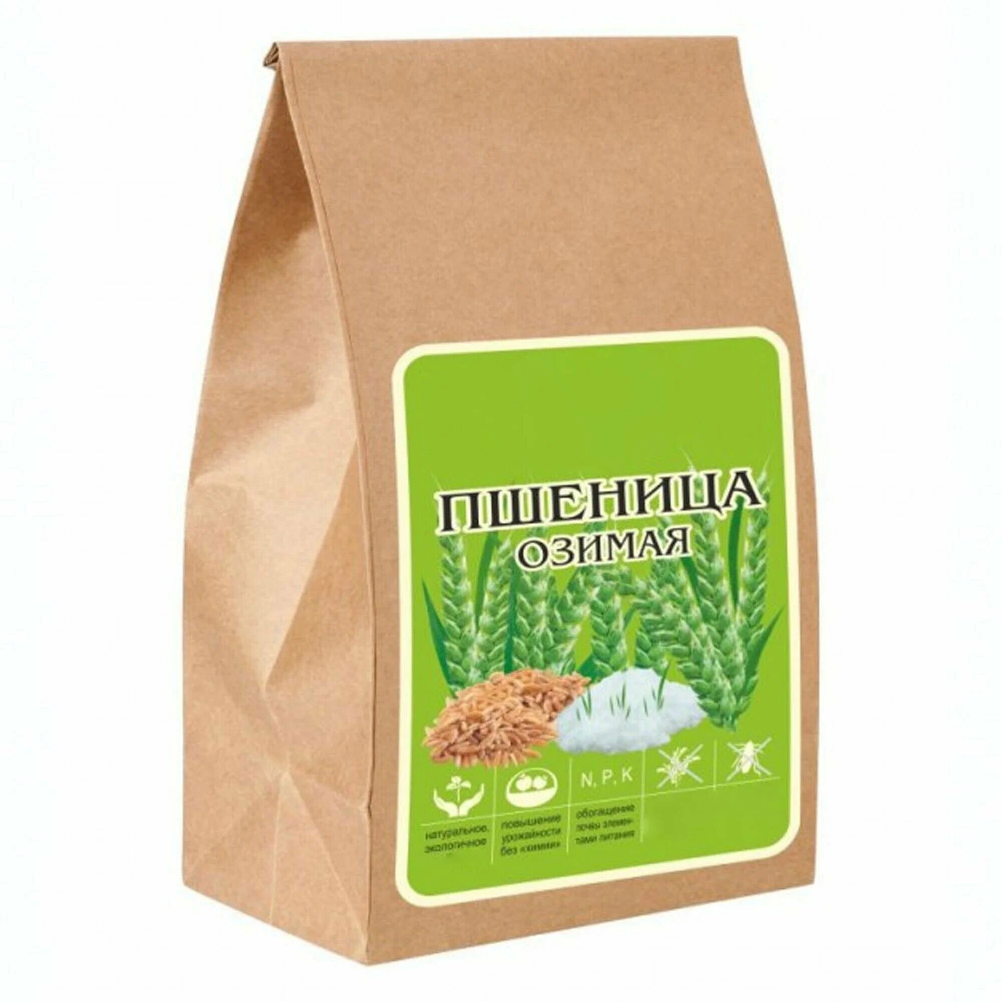 Семена сидерата Экосад Пшеница, для восстановления почвы, 500 грамм