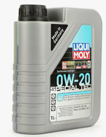 Масло моторное Liqui Moly Special Tec V 0W-20 синтетика, 1 литр Special Tec V 1л. 20631