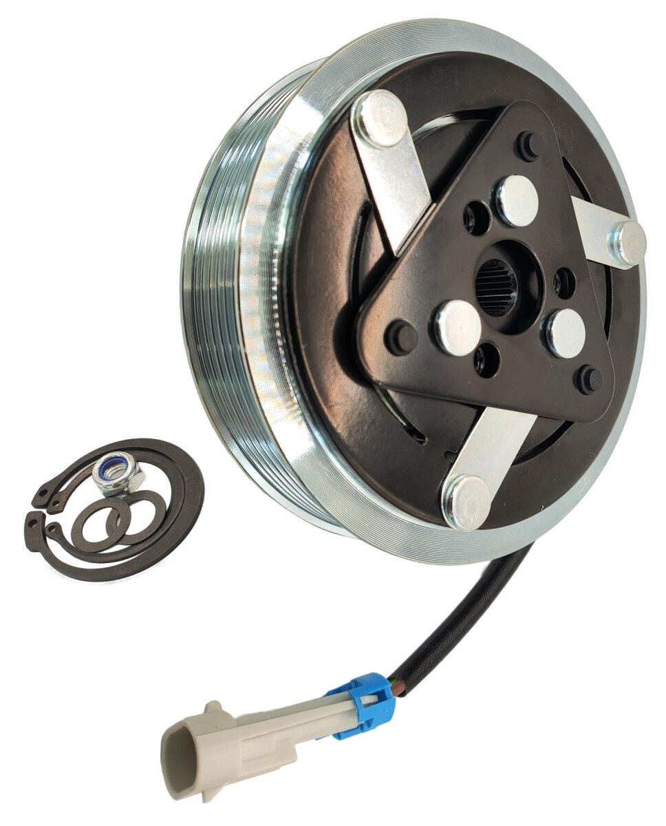 Муфта компрессора кондиционера Sanden 3163-8131010-30 для УАЗ Патриот Patriot 1 и 2 рестайлинг