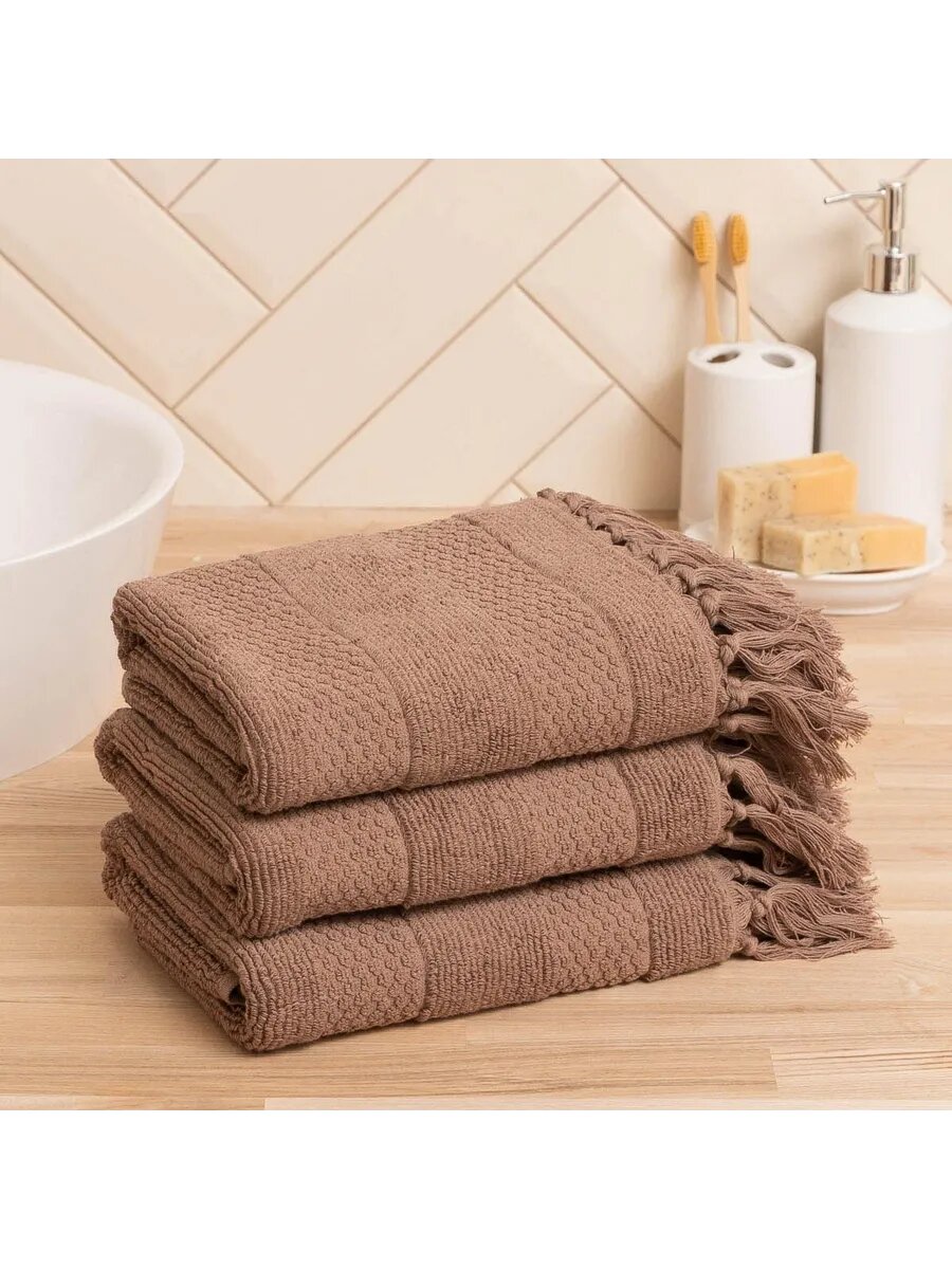 Полотенце махровое банное 50х90 для ног