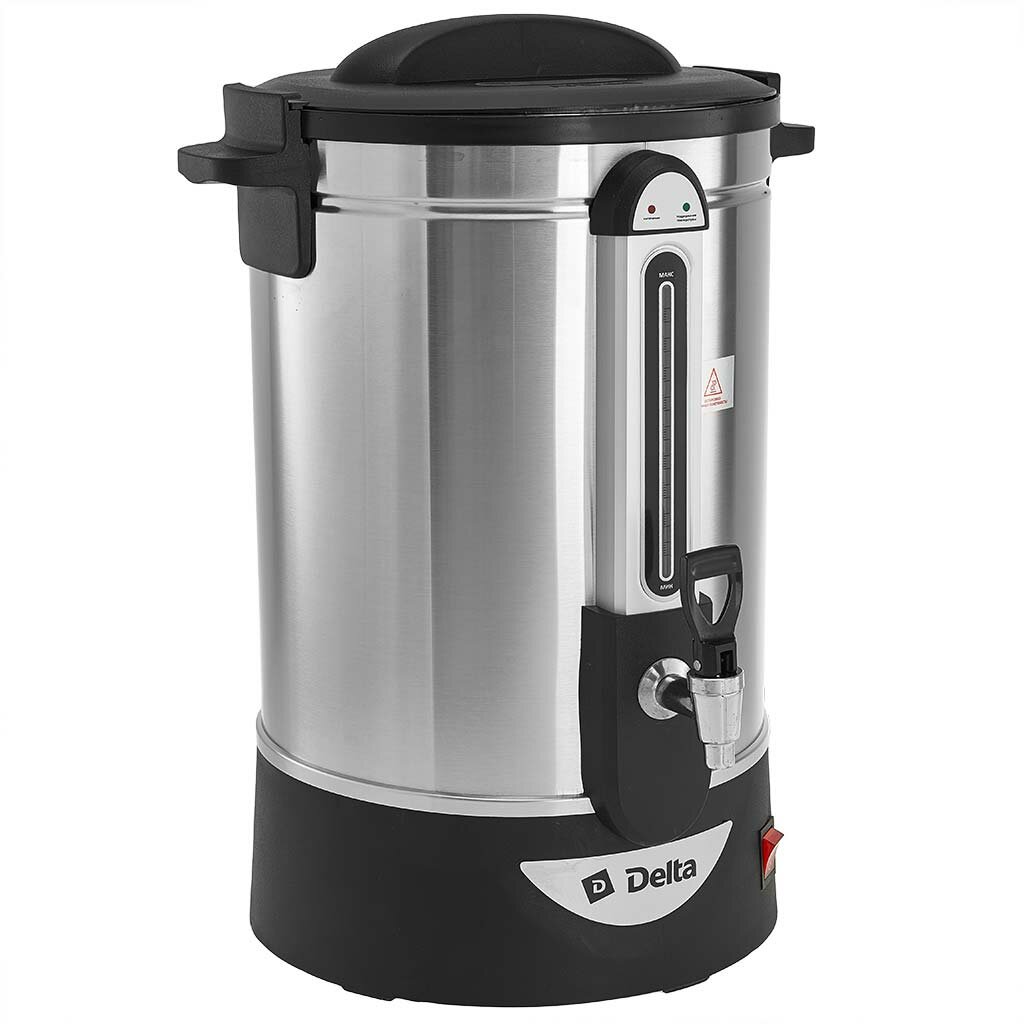 Электрокипятильник наливной 16 л Delta D-504N, черный, 2000 Вт