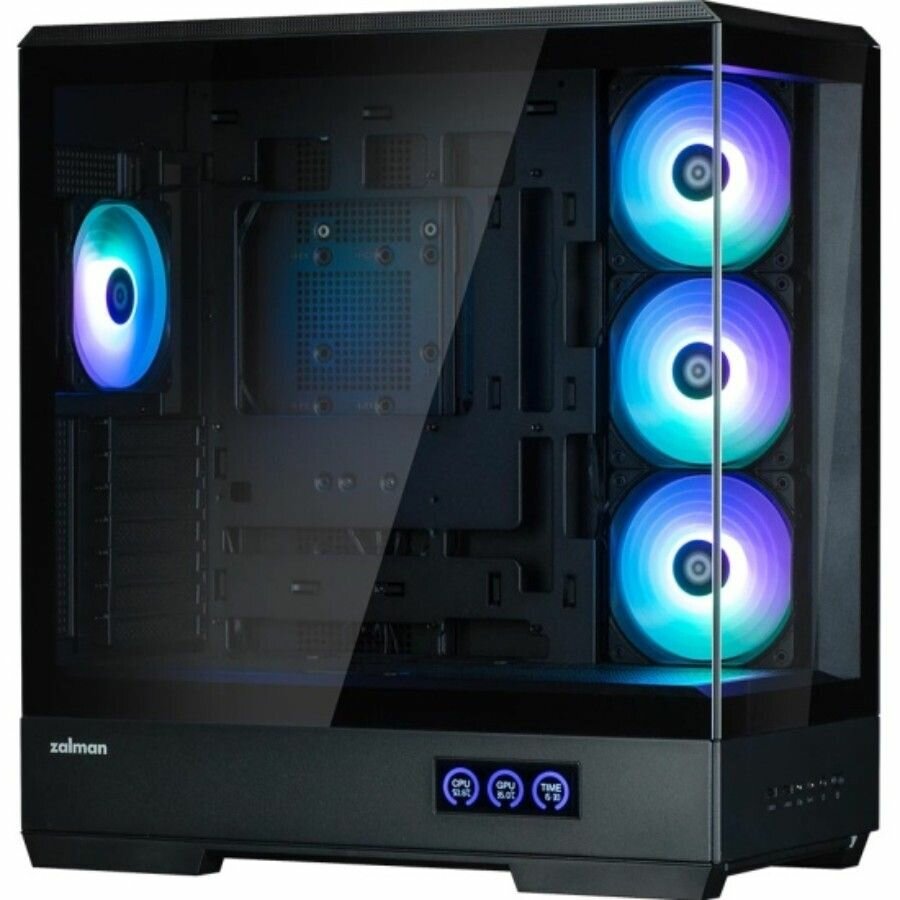 Компьютерный корпус ZALMAN P50 DS (P50 DS BLACK) черный - Midi Tower, ATX, Mini-ITX, Micro-ATX, USB 3.2 Gen 1 Type-A