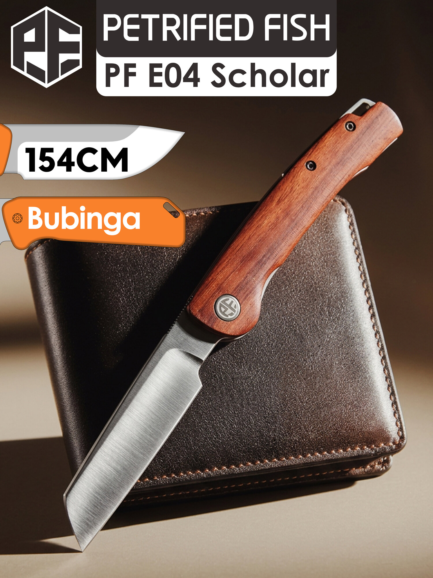 Складной нож Petrified Fish Scholar PFE04BUWO