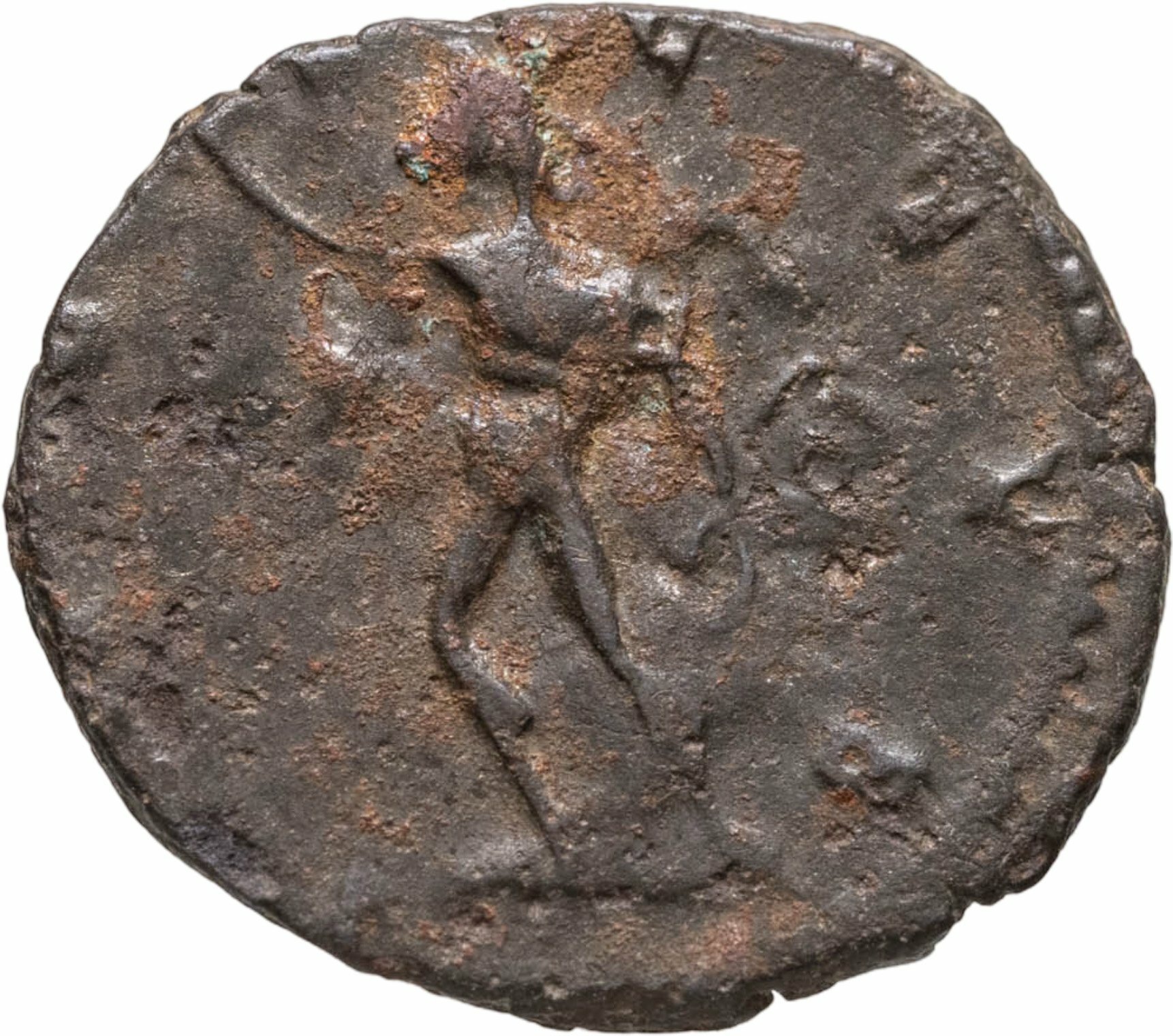 Римская Империя, Тетрик, 270-273гг, Антониниан, Медь, в сохранности F-VF