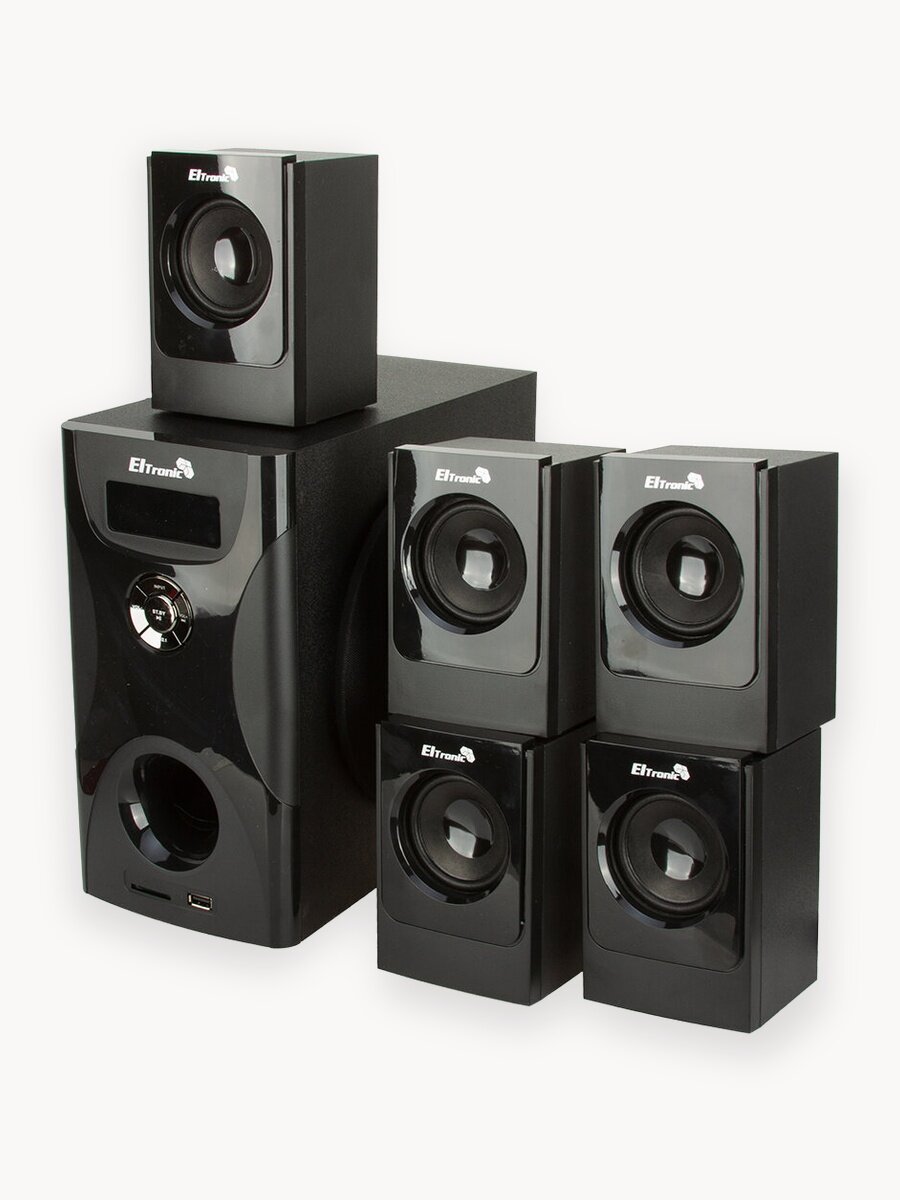 Акустическая система ELTRONIC 5.1 HOME SOUND 20-84, Bluetooth, фазоинверторный тип