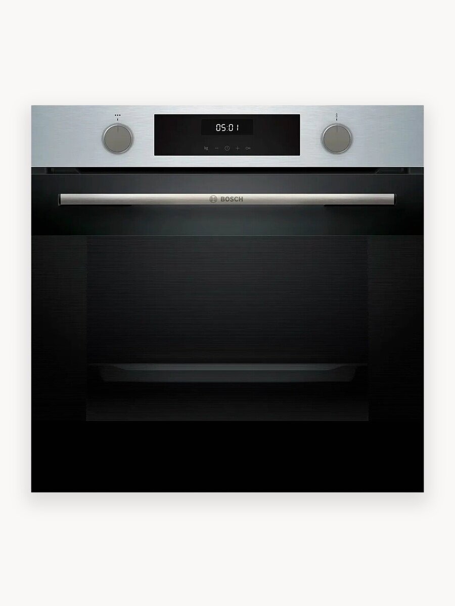 Bosch Духовой шкаф HJA737BR0 Serie 4 встраиваемый, 76л, 10 режимов, EcoClean, автопрограммы, гриль с конвекцией, черный