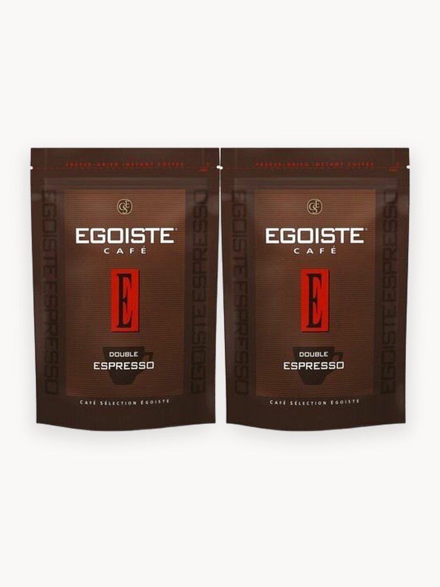 Кофе Egoiste Double Espresso растворимый, 70г х 2 шт.