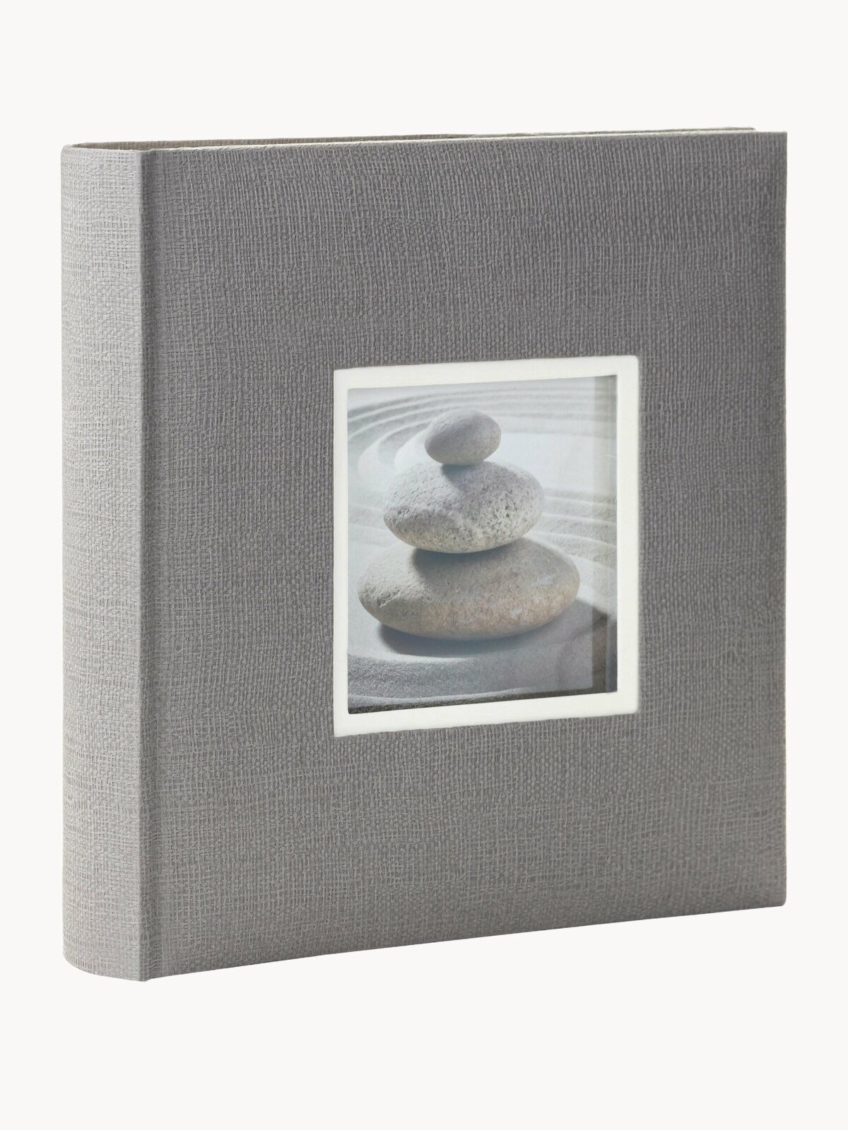Фотоальбом Fotografia 10x15 см 200 фото, книжный переплет, серый, «Крафт», FA-EBBM200-833