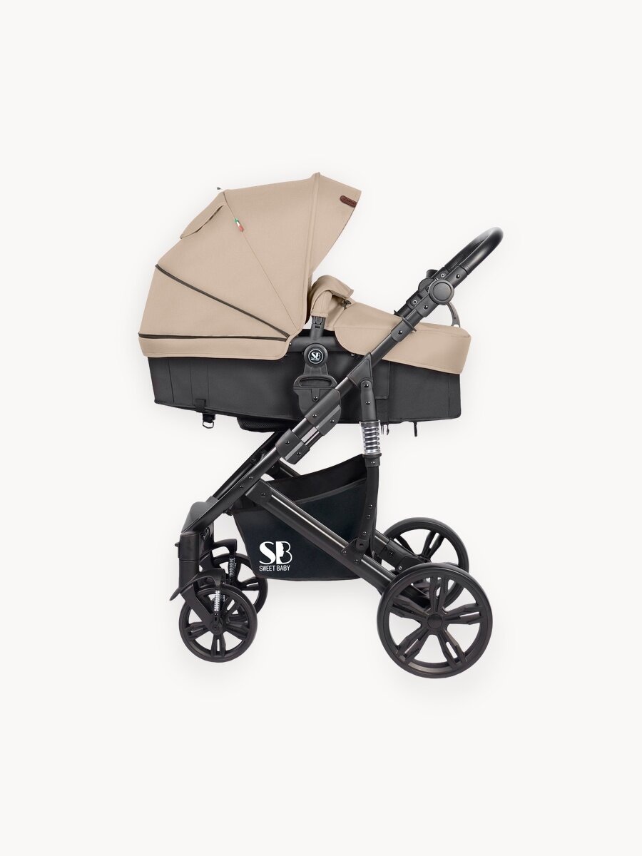 Коляска-трансформер 3в1 Sweet Baby Comfort Black Beige