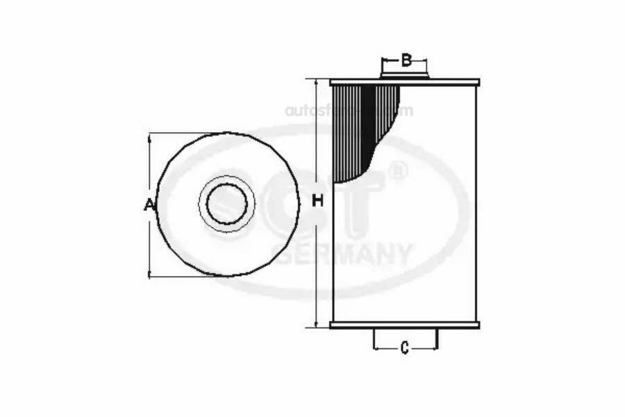 SCT GERMANY SH4031P Масляный фильтр CAMRY V40/ V50/ LEXUS RX 270/ 350/ 450h/ IS/ ES 250/ 300h/ 350