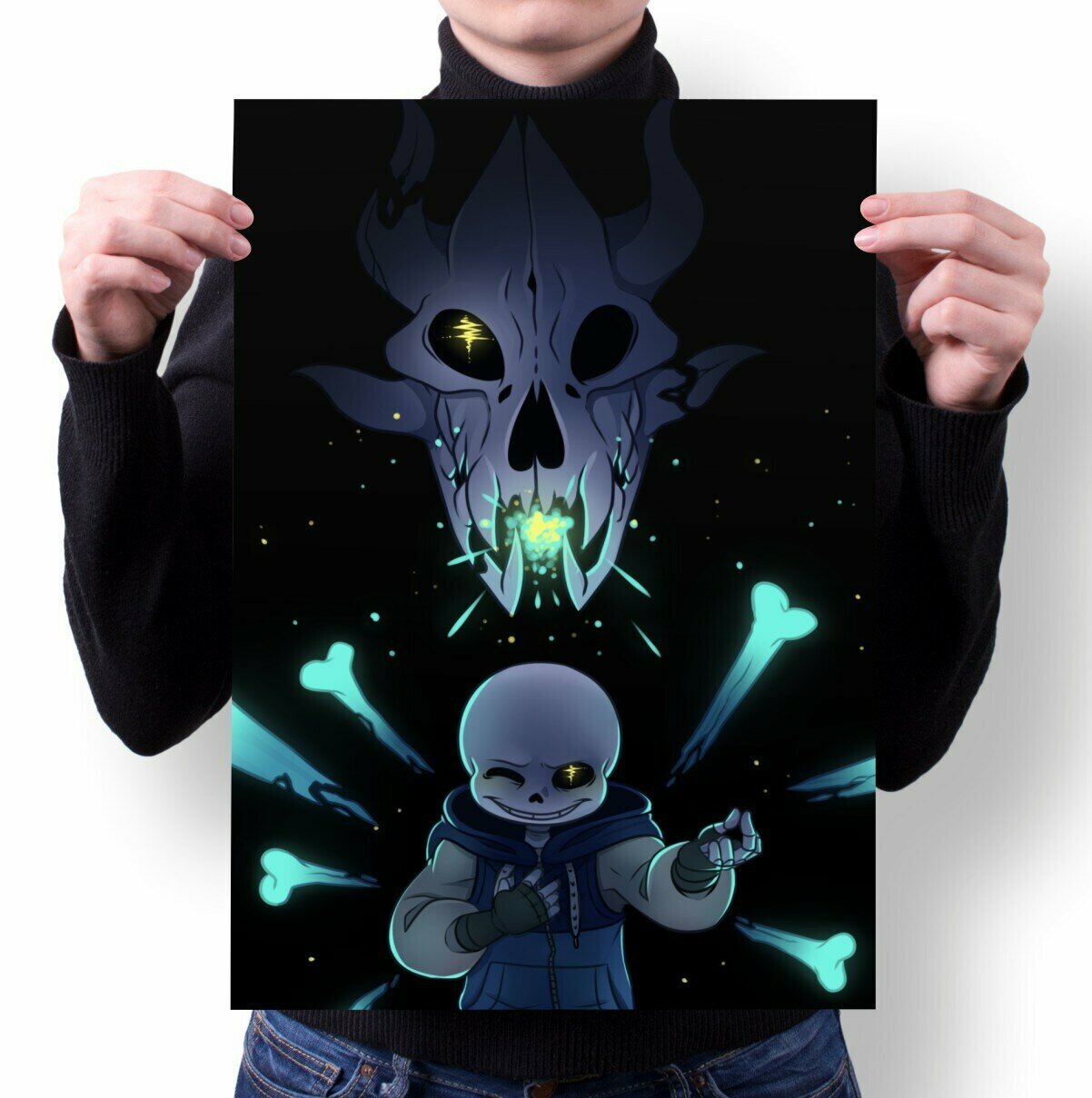 Плакат А3 Принт "Андертейл, Undertale" - 13