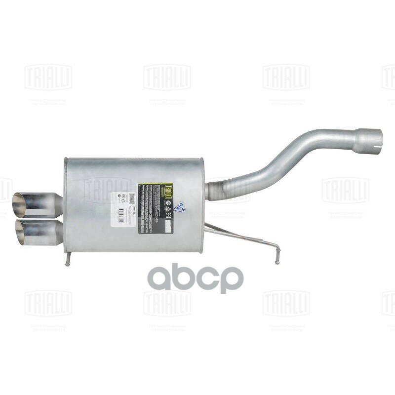 Глушитель для а/м BMW 5 E60 (03) 2.5i осн. (алюм. сталь) (EMM 3015) Trialli арт. EMM3015