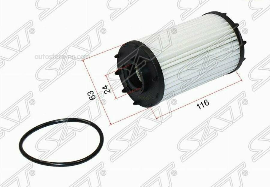 SAT ST06M198405F Фильтр масляный картридж vw touareg 3.0 tsi dcbe 18-/audi a7 3.0 tfsi dlza 18-/a8 czse/cxya17-