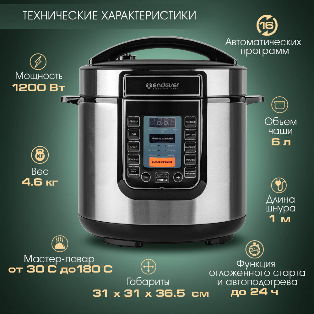 Мультиварка Endever Vita-132 — фото 1