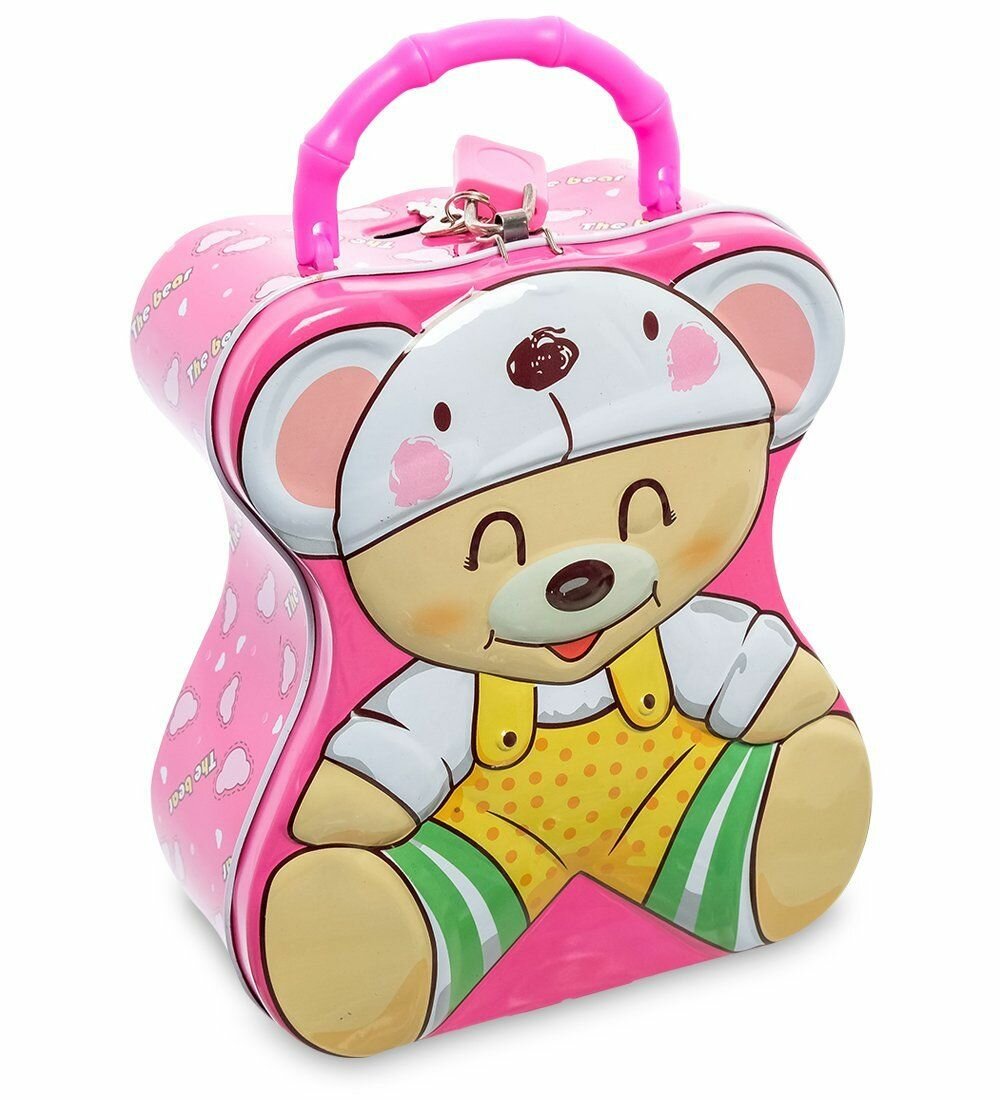 Металлическая копилка 'Мишка'