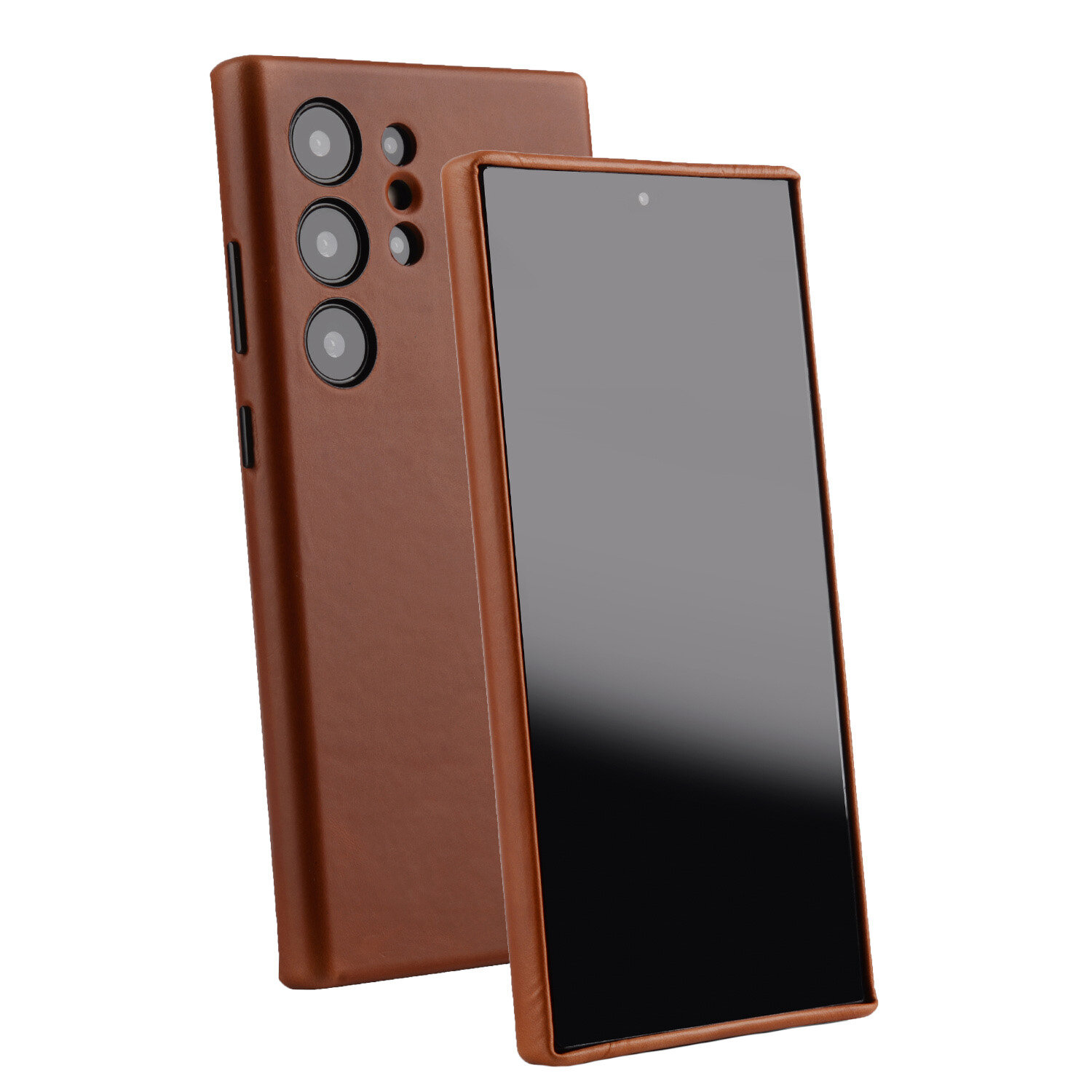 Кожаный чехол накладка Melkco Origin Regal SС для Samsung Galaxy S24 Ultra, коричневый WAX