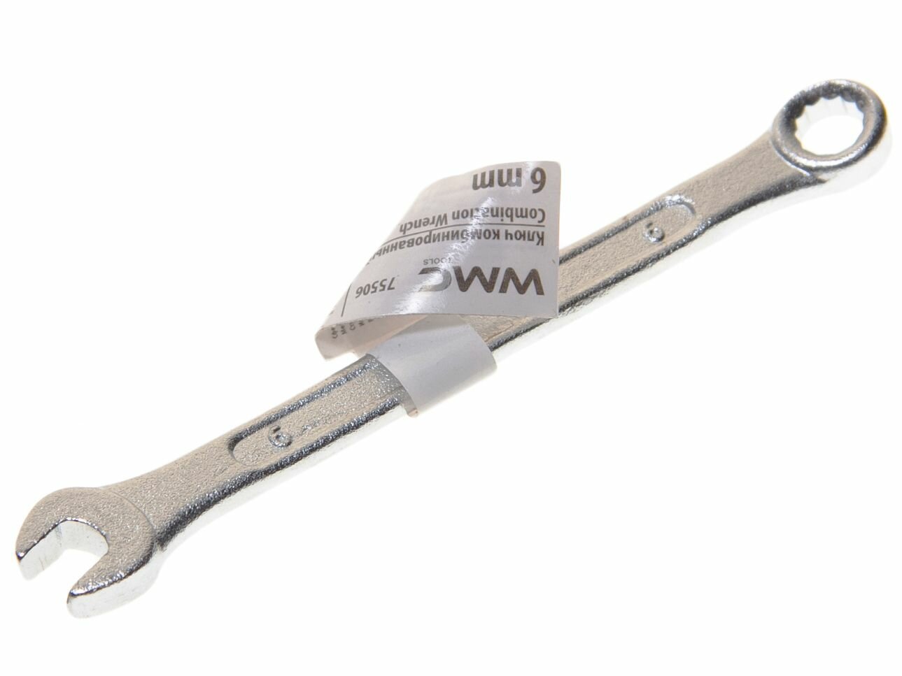 Ключ комбинированный 6мм WMC-75506 12-гранный прямой WMC TOOLS
