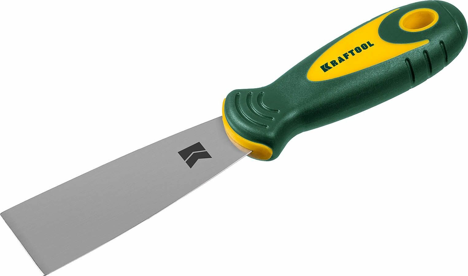 KRAFTOOL 40 мм, нержавеющее полотно, двухкомпонентная рукоятка, шпательная лопатка