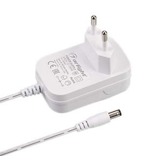 039051 Блок питания ARDV-12-12WW (12V, 1A, 12W) (Arlight, Адаптер)