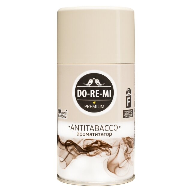 ДО-РЕ-МИ Антитабак освежитель воздуха 250 мл сменный блок для дома и офиса в помещении