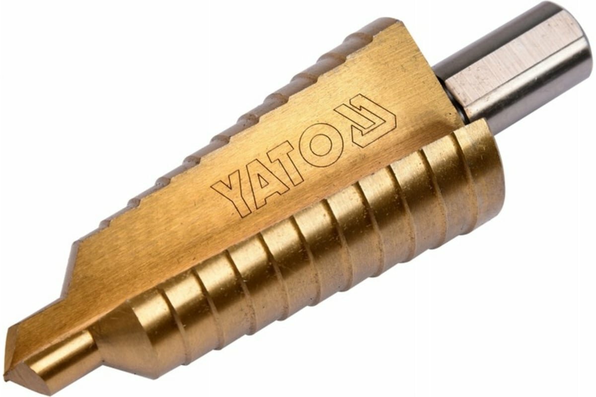 YATO сверло ступенчатое по металлу 10-30 мм YT-44746 для точного сверления металла