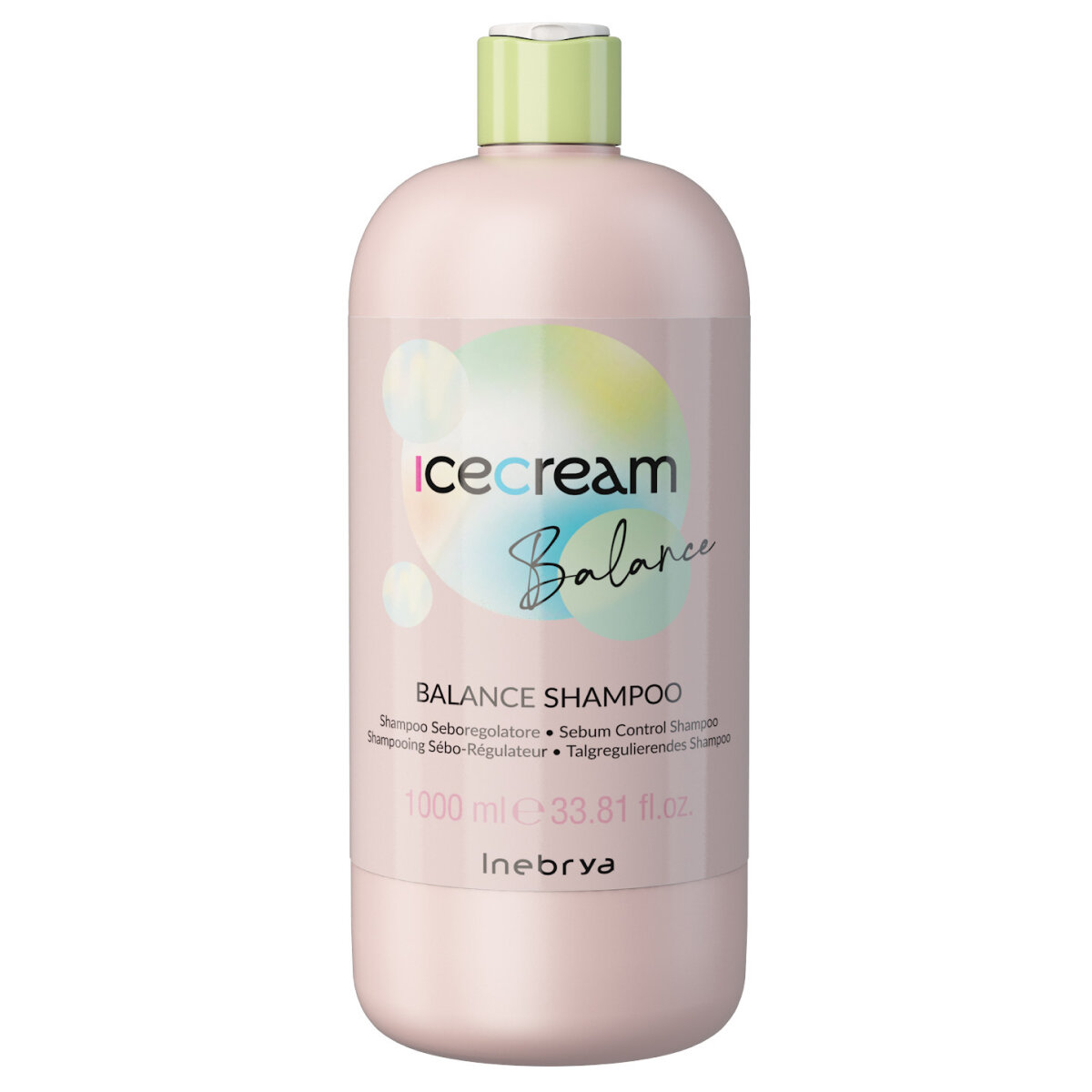 Себорегулирующий шампунь для волос Inebrya Ice Cream Balance Shampoo, 1000 мл