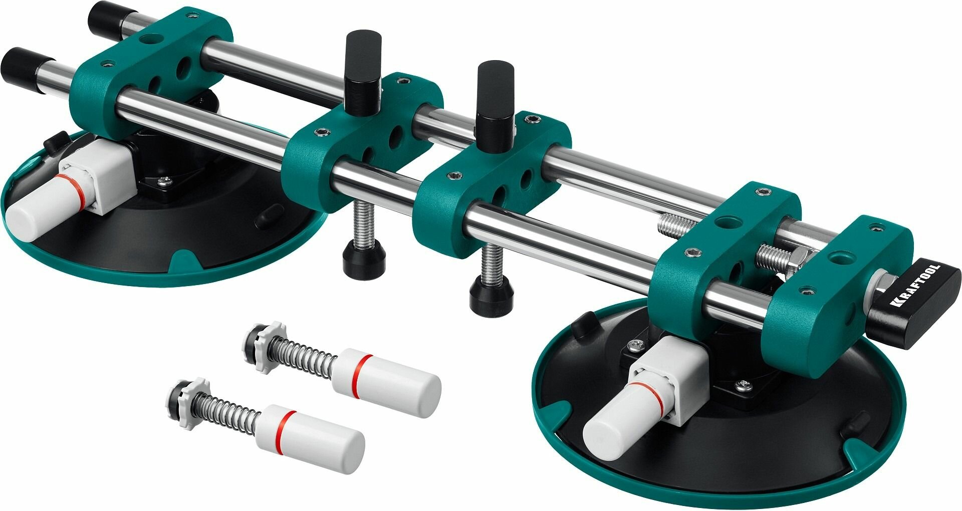 Вакуумная струбцина для стягивания плитки и регулировки шва, KRAFTOOL TLS-150 усилие 150 кг, помповая