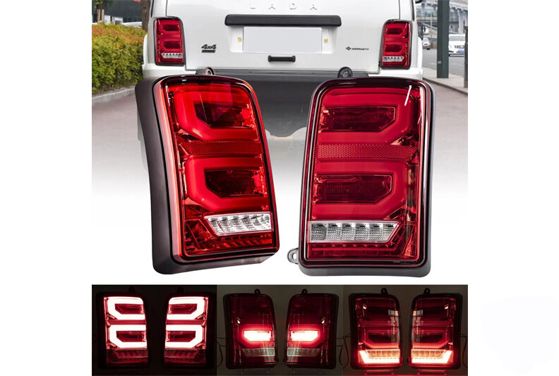 Фонарь задний светодиодный HP-BD43-01 RED ВАЗ-21213НИВА красное секло (к-т 2 шт.)