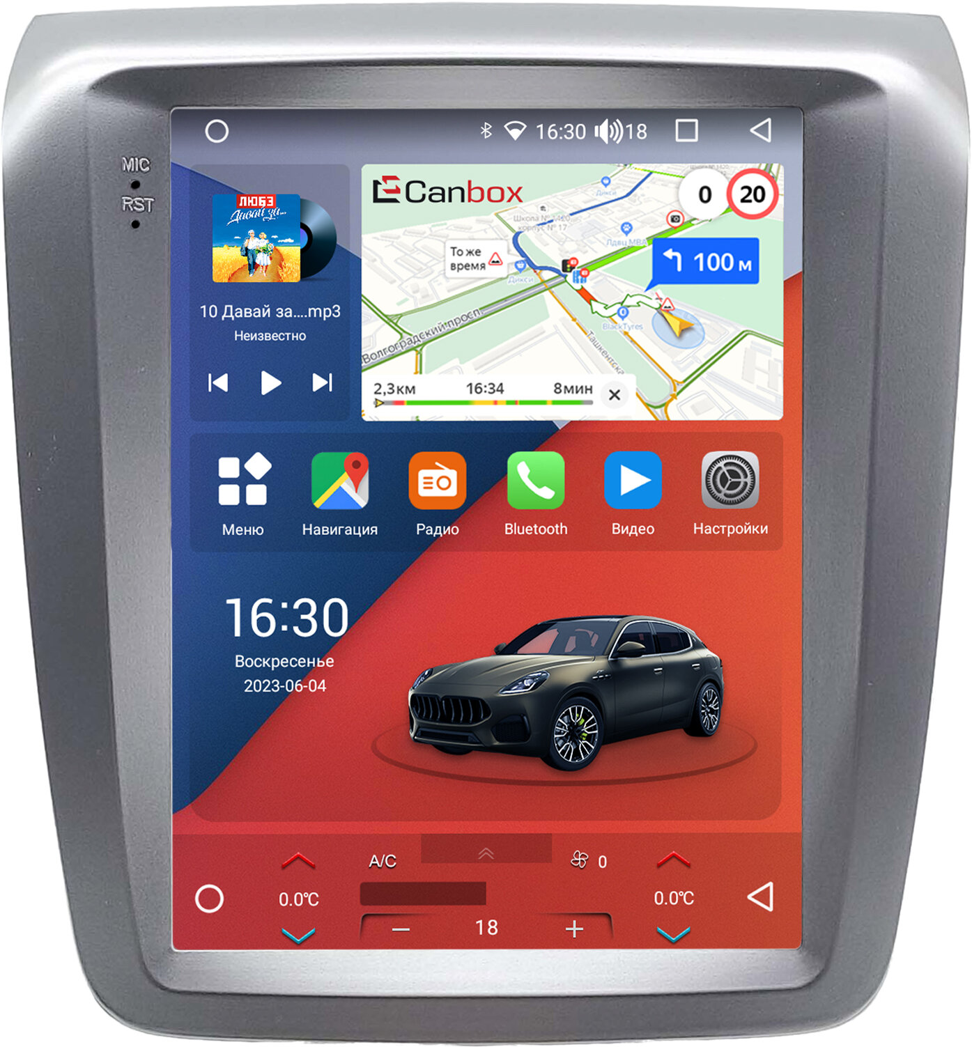 Штатная магнитола Toyota Alphard 2002-2005 Canbox H-Line (Tesla) 9.7" 4/64 5623-1312-87 Android 10 (4G-SIM, DSP, QLed)