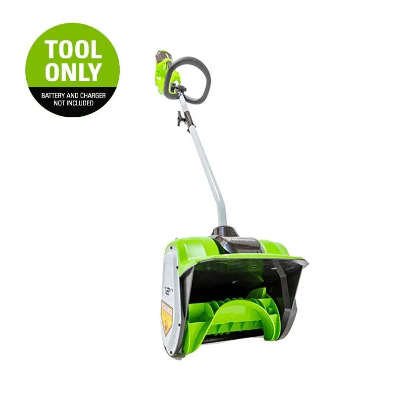 Снегоуборщик-снеголопата GREENWORKS GD40SS 40В, б/щ,30 см,1хАКБ 5 А. ч и ЗУ (2600807UG)