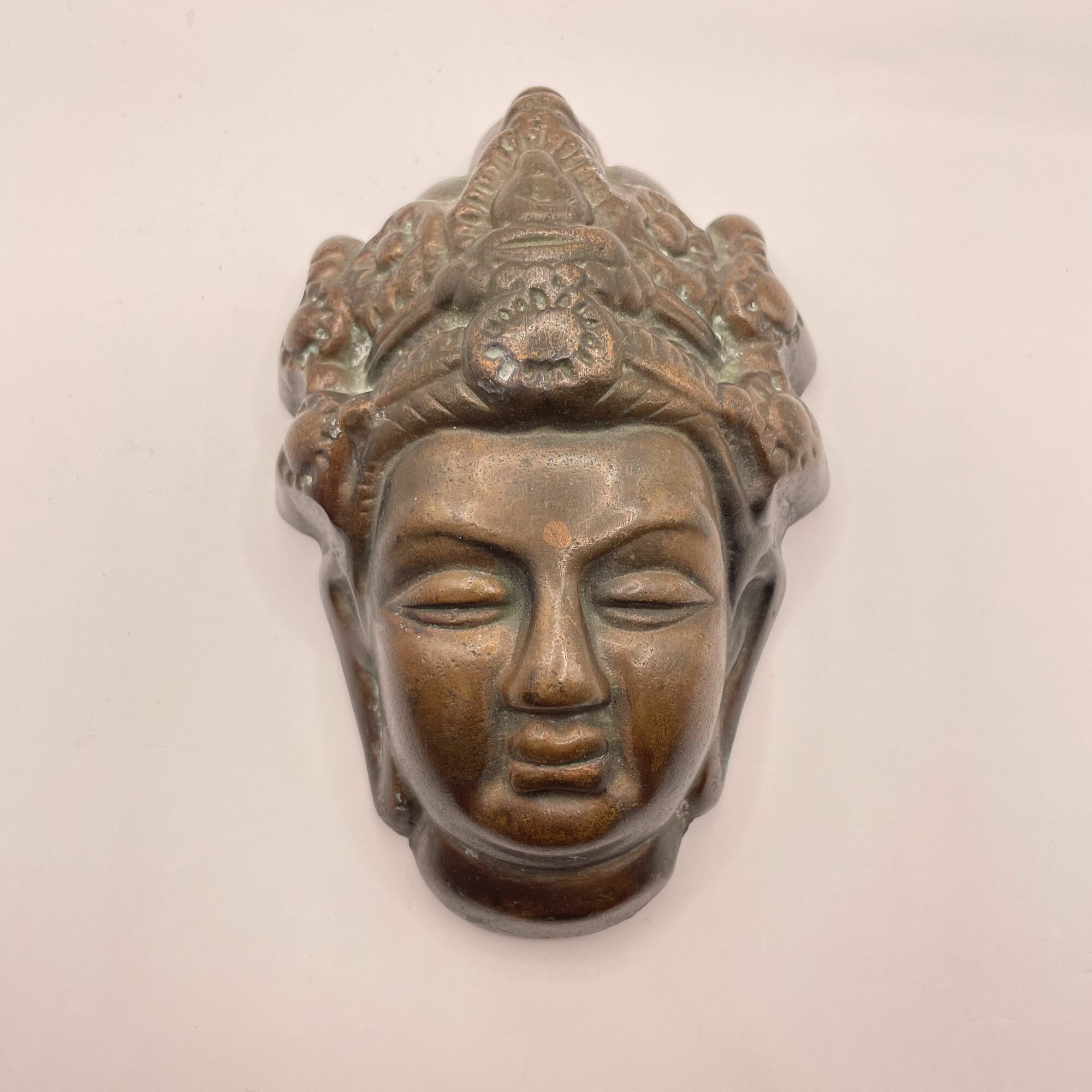 Советский винтажный барельеф, маска, сделано в СССР