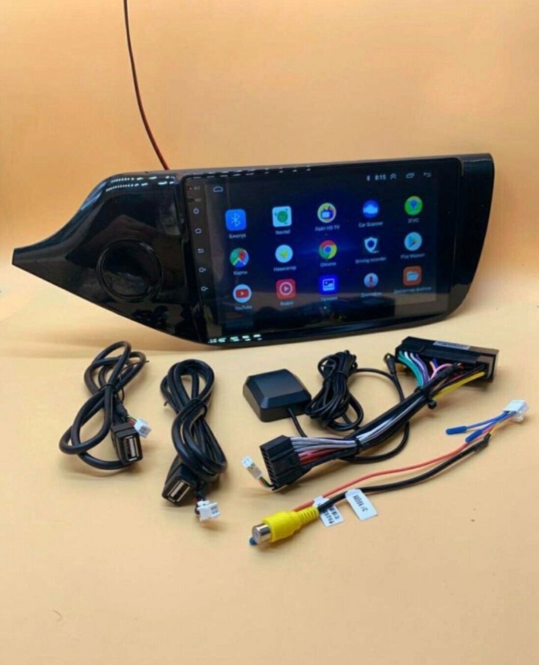 Магнитола андроид BOS-MINI 4/64гб, CarPlay, WiFi, GPS, USB, Блютус, Кулер, для Киа Сид (Kia Ceed) 2012-2019г