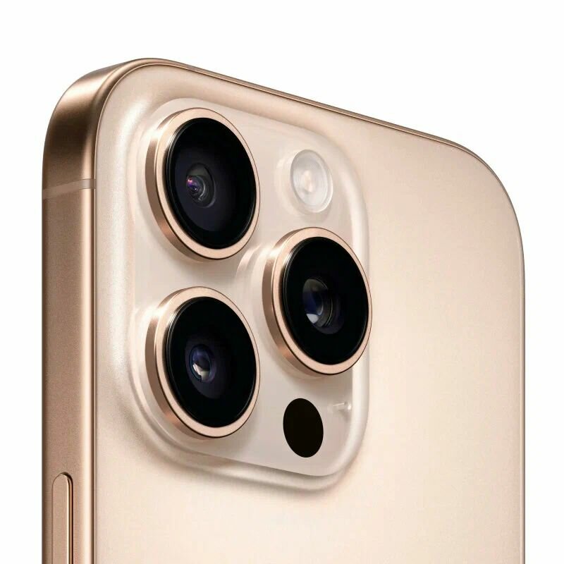Смартфон Apple iPhone 16 Pro, 1 TB, цвет Desert Titanium, (пустынный титан) — фото 1