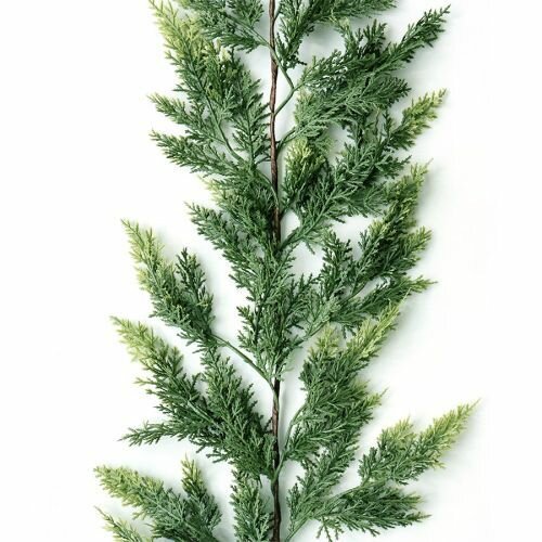 Декор в виде ветви туи (гирлянда хвойная туя) 1,8м