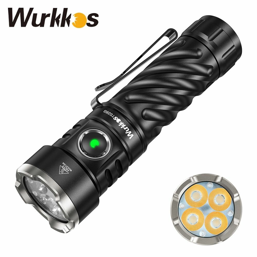 Фонарь Wurkkos TS26S перезаряжаемый 21700