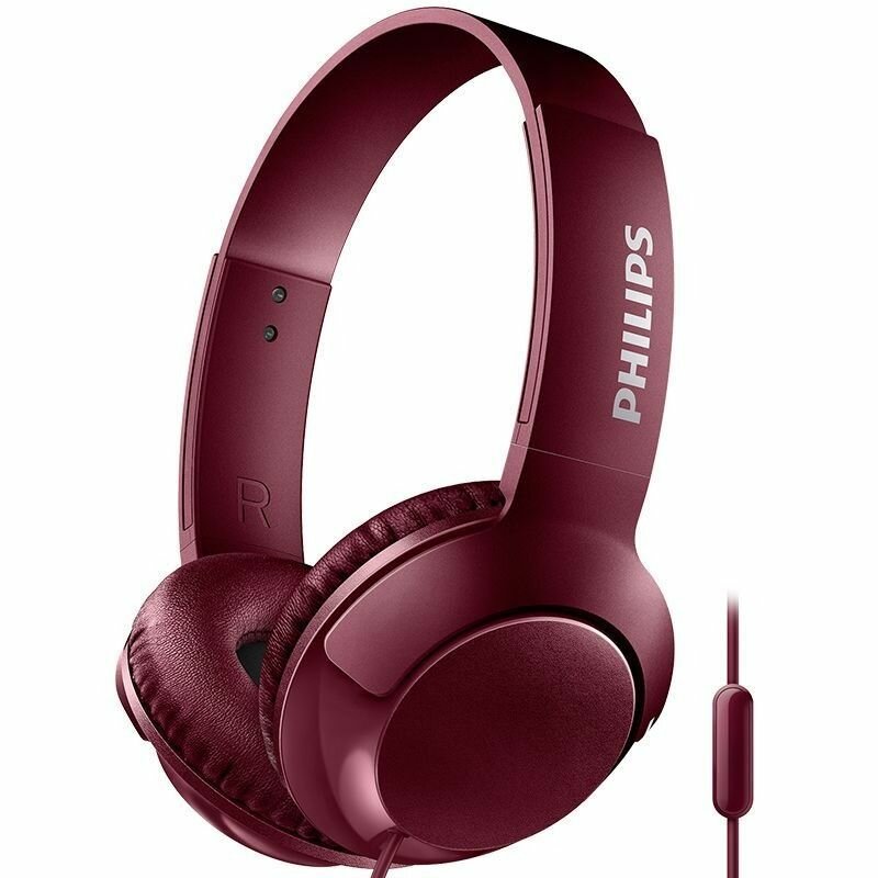 Проводная гарнитура Philips/SHL 3075RD, спортивная басовая гарнитура 3,5 мм