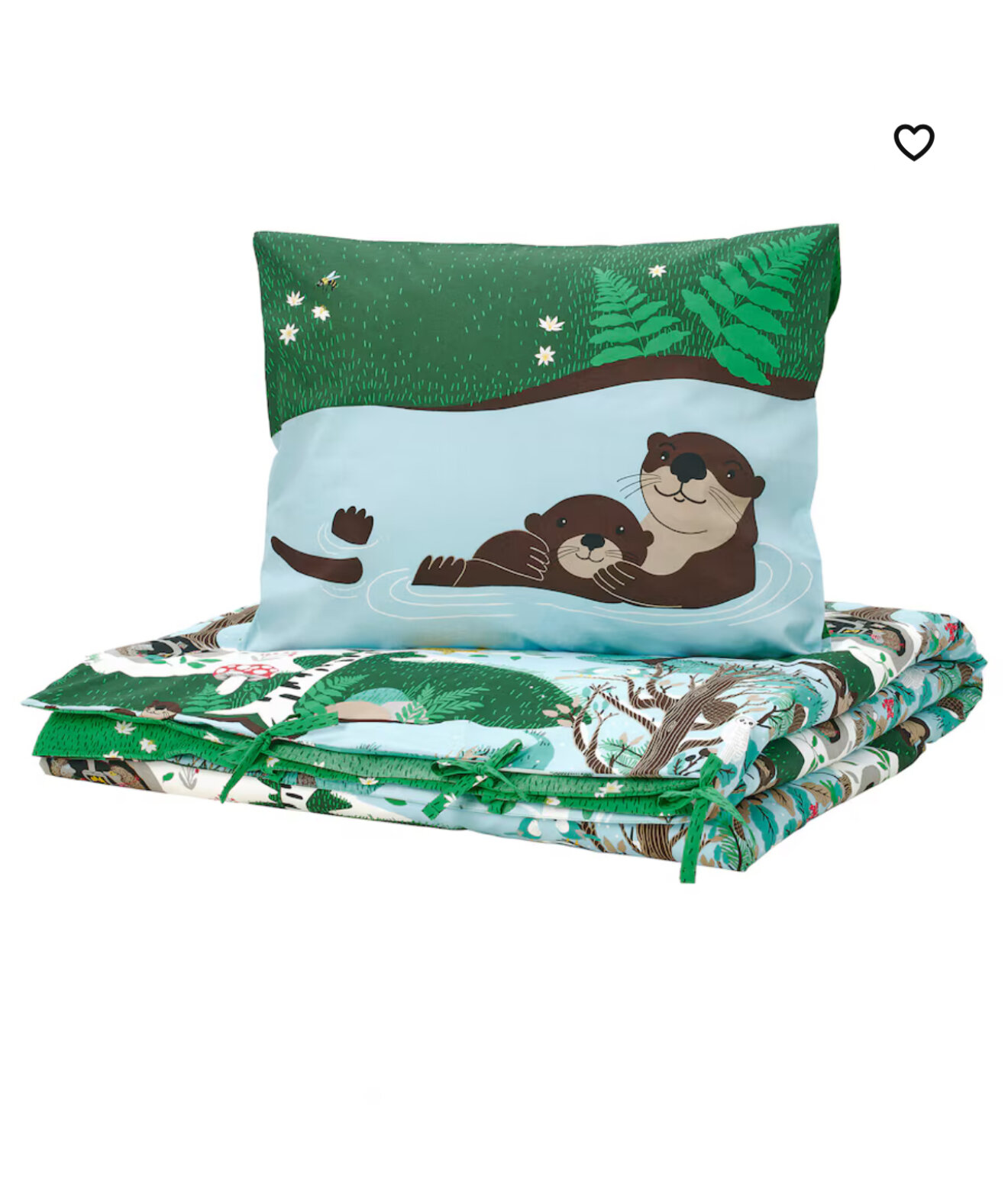 Детское постельное белье икеа SKOGSDUVA, 150Х200