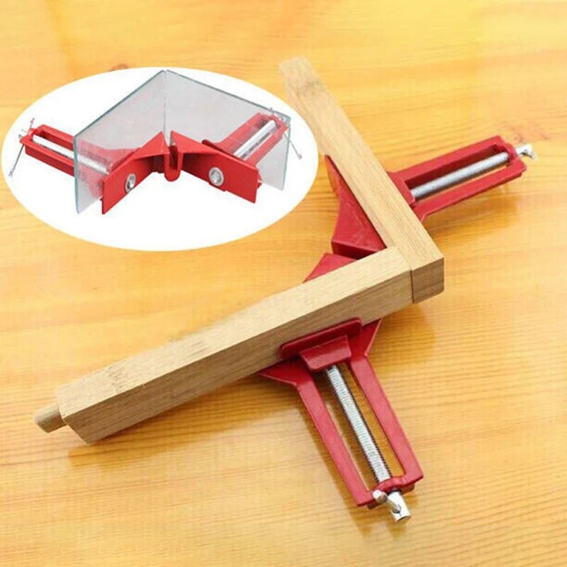 Многофункциональный зажим «сделай сам» под прямым углом 90 градусов, угловой зажим для фоторамки, угловые зажимы, угловой держатель, фотоинструменты