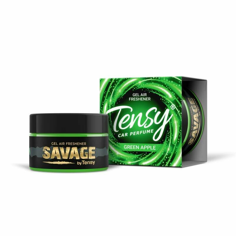 SAVAGE Ароматизатор "Tensy" банка (Green apple) гелевая основа TZ-104