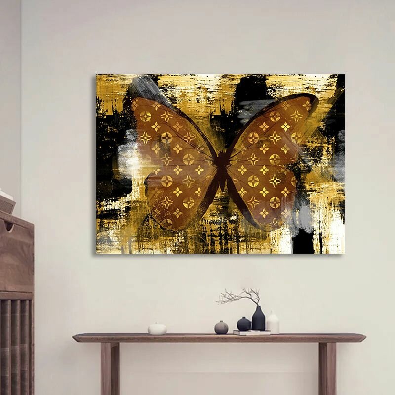 Мотивация / Деньги, картина с долларами, постер в офис, 30х40 см.