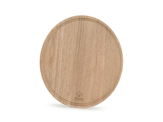 8068 FISSMAN Доска разделочная круглая 35x35x1,5см (гевея)