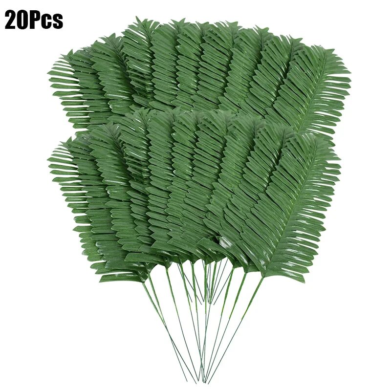 Искусственные тропические пальмовые листья CYZQ, 20/10 шт. 20Pcs leaves