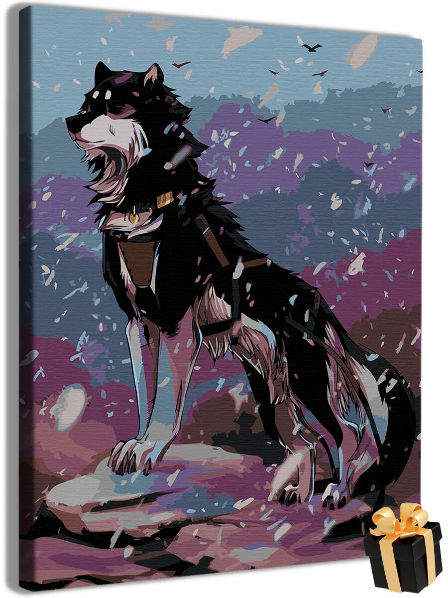 Картины по номерам Волк