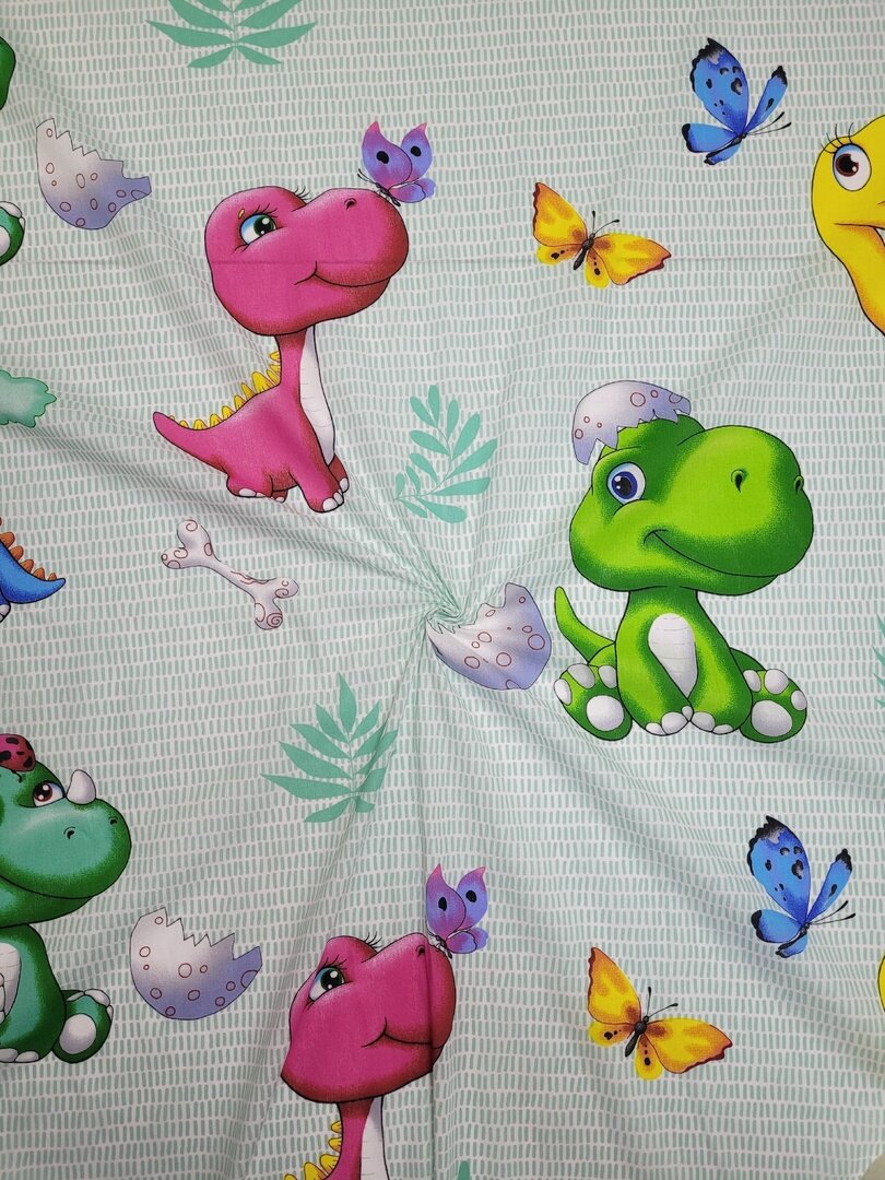 Ткань Поплин Иваново "Гоша на светлом" 100х150 см.