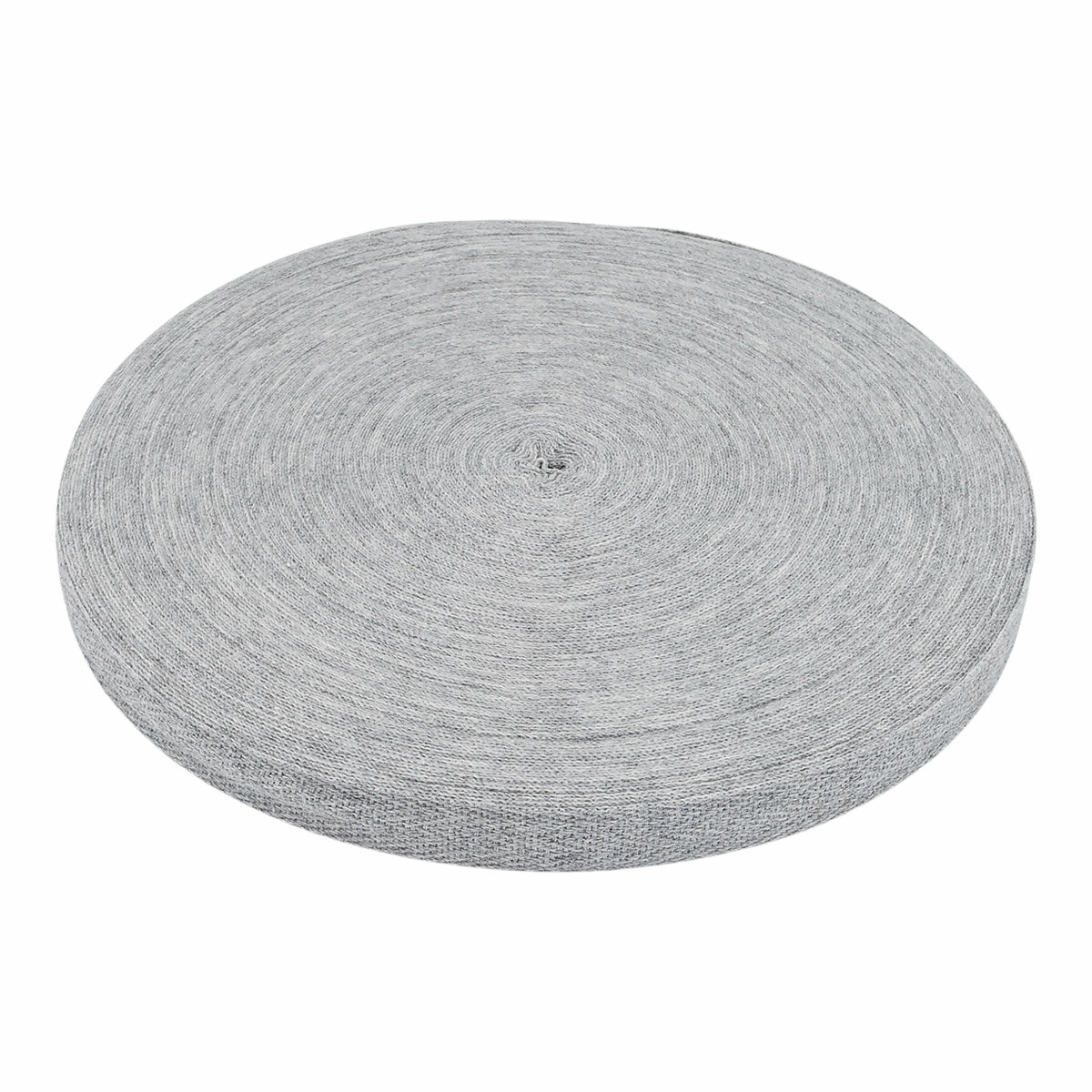 Киперная лента 1,5 см*45,72 м, для шитья и рукоделия, хлопок, Айрис (18 серый меланж)